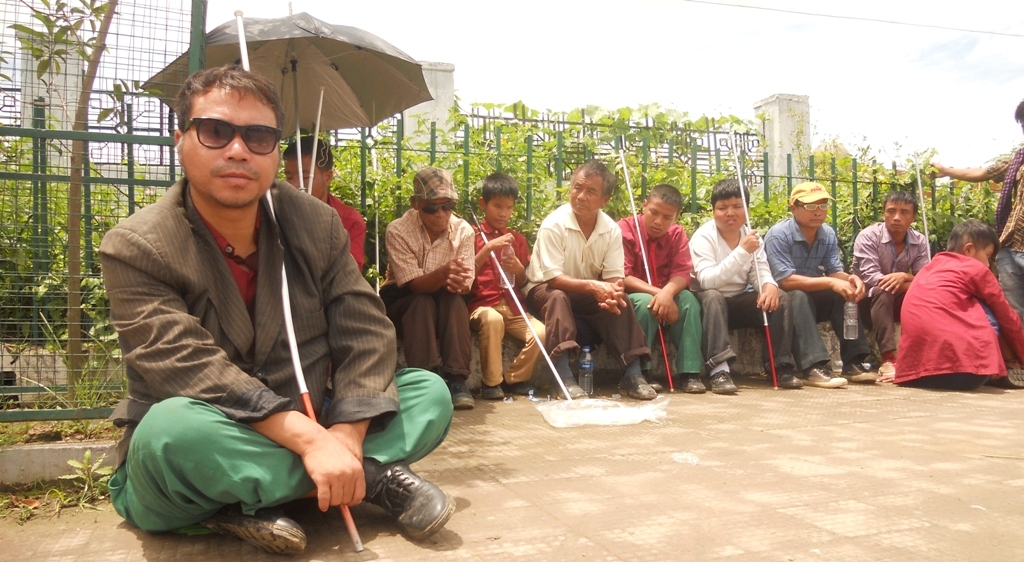 Blind school students prevented from meeting CM; stage protest at ...