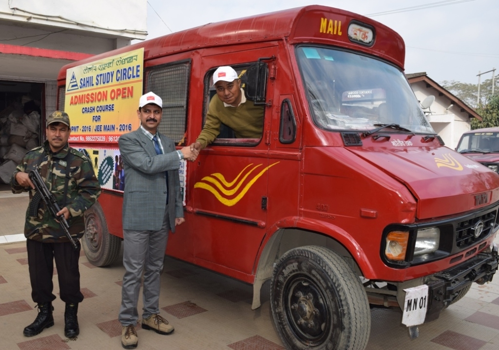 Manipur Postal Dept opens new avenue of awareness with its mail vans ...