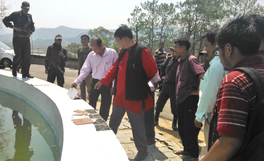 Inaugural stones at Khongjom War Complex unveiled by President of India ...