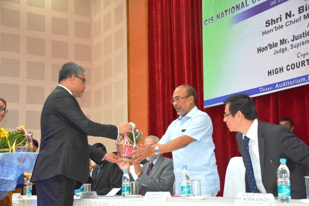 CM launches CIS national core version 1.0 for the high court of Manipur ...