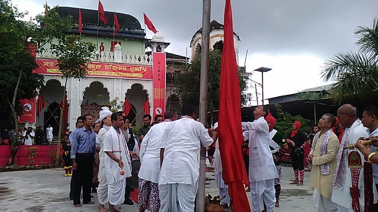 CIRCA hoisted Natl. Flag at Sana Konung - News from Manipur - Imphal Times