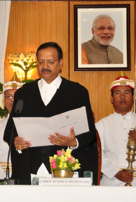 Justice Ramalingam Sudhakar sworn in as the 5th Chief Justice of High ...