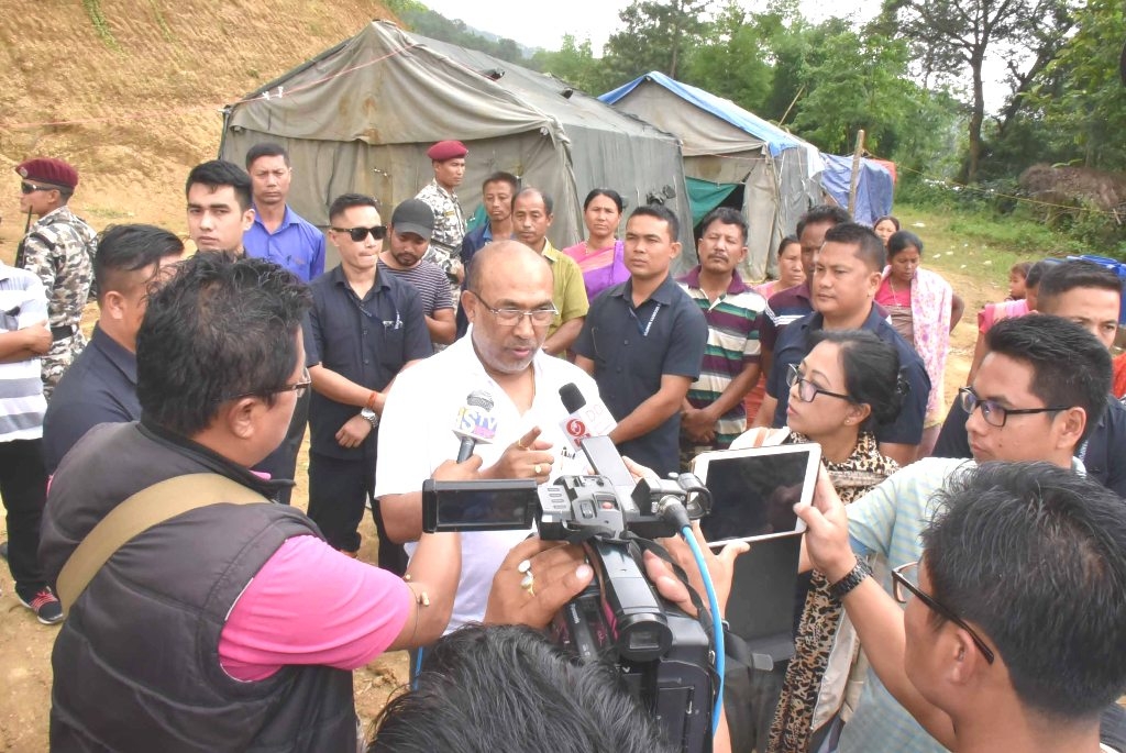 CM visits flood affected Maiba Khul and Mongjam Village - News from ...