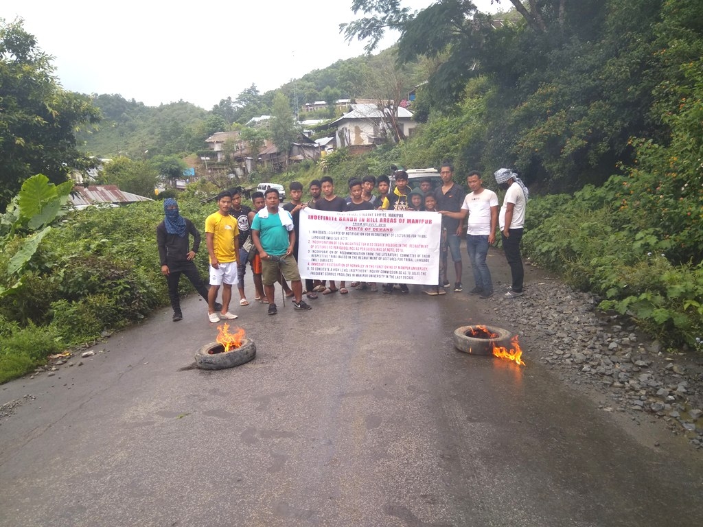 Bandh by tribal students’ body affects normalcy at Imphal –Moreh route ...