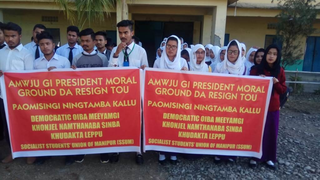 Student body demands resignation of Brozendra Ningomba on moral ground ...