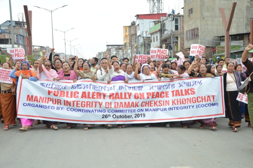 Apprehensions about the fate of Manipur continue to haunt Imphal; Mass ...