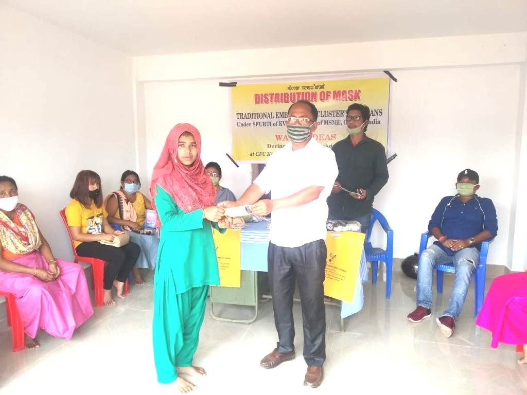 Embroidery Cluster Distributed Face Mask - News from Manipur - Imphal Times