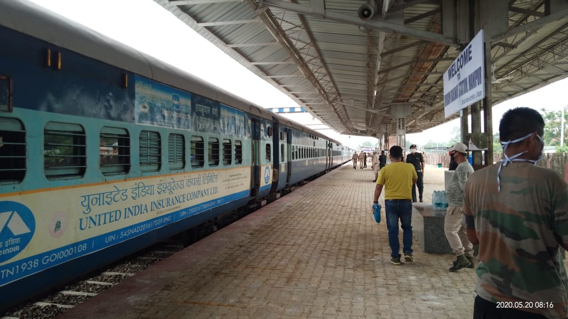 Special Train from Vijayawada brings back residents of Manipur - News ...