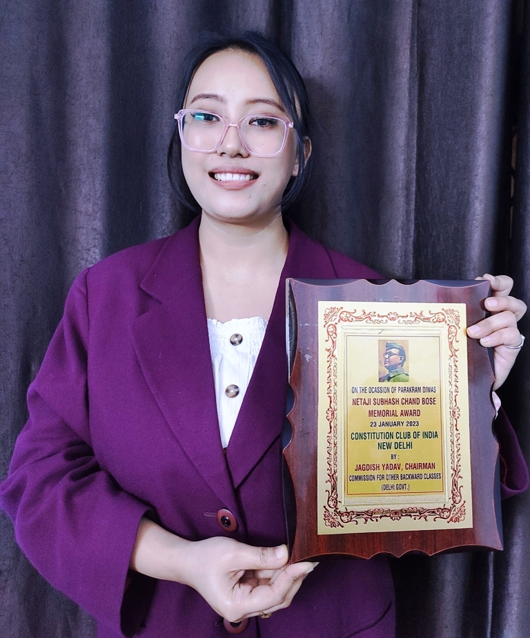 Deepika Mayanglambam conferred with Netaji Subash Chandra Bose Memorial ...