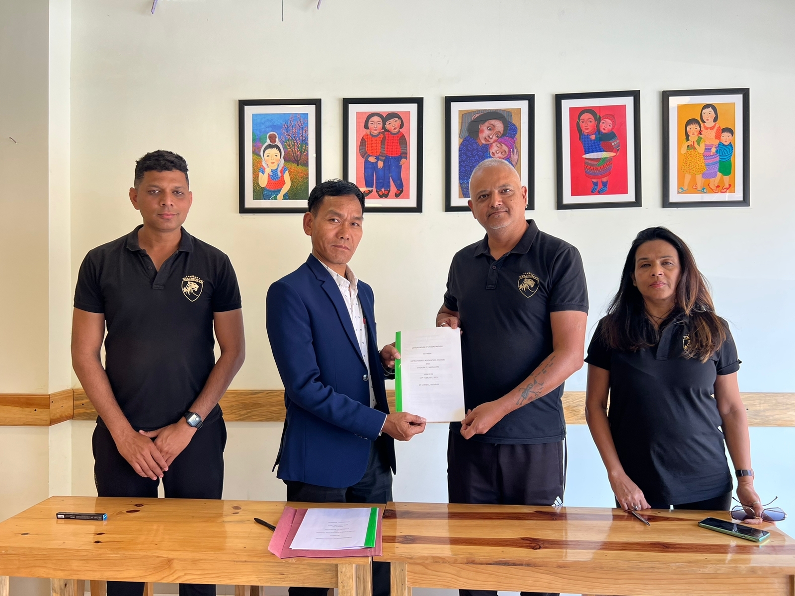 MoU signed between DSA Chandel and Stadium FC - News from Manipur ...