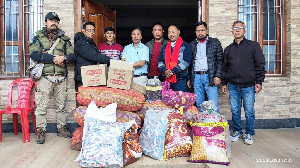 AMUCO distributes edible items at Rehab centers - News from Manipur ...