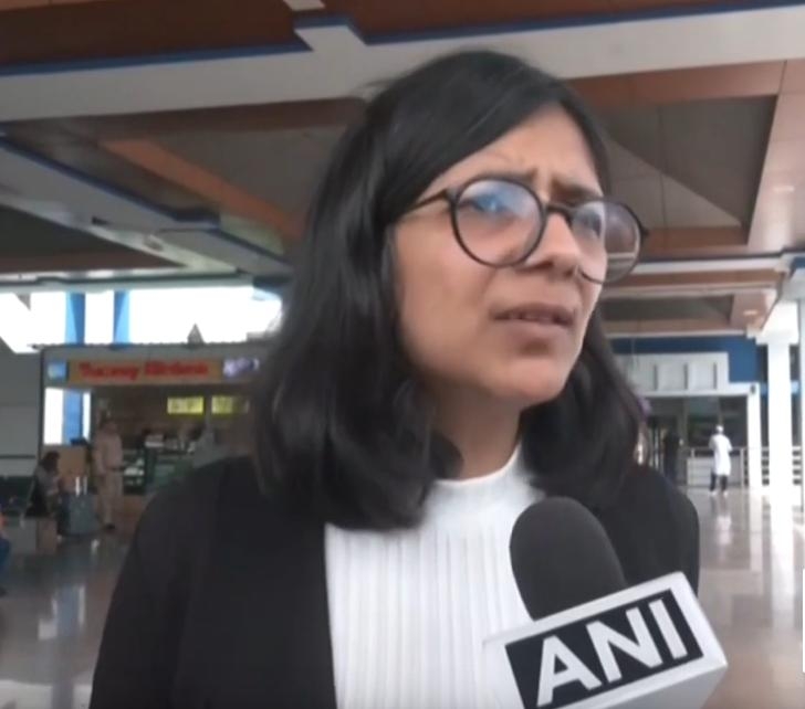 Delhi Commission for Women chief Swati Maliwal reaches Imphal, to meet victims of violence ...