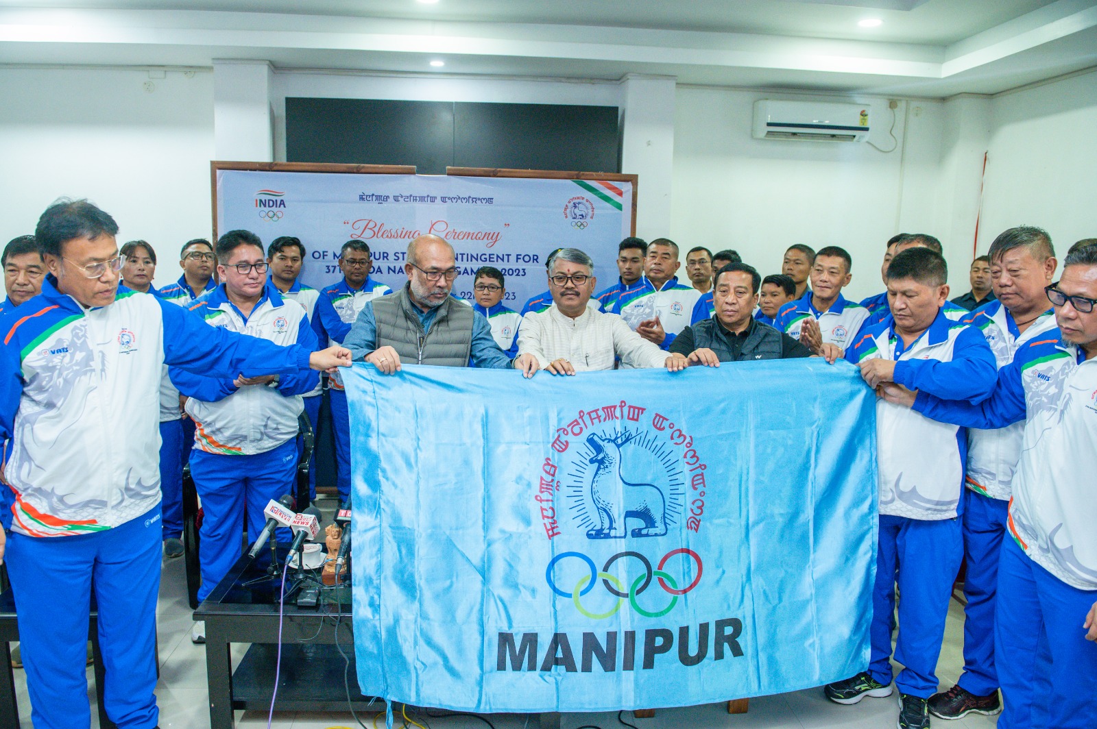 Chief Minister extends best wishes to the Manipur contingent of ...