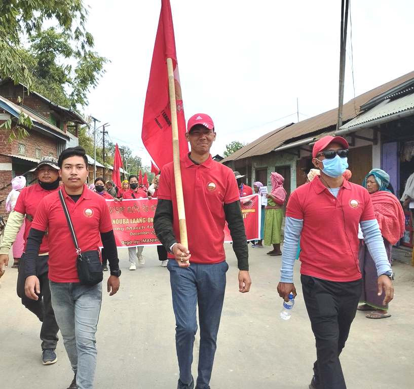 MAYOL long march reaches Ningthoukhong - News from Manipur - Imphal Times