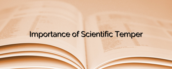 Importance of Scientific Temper - News from Manipur - Imphal Times