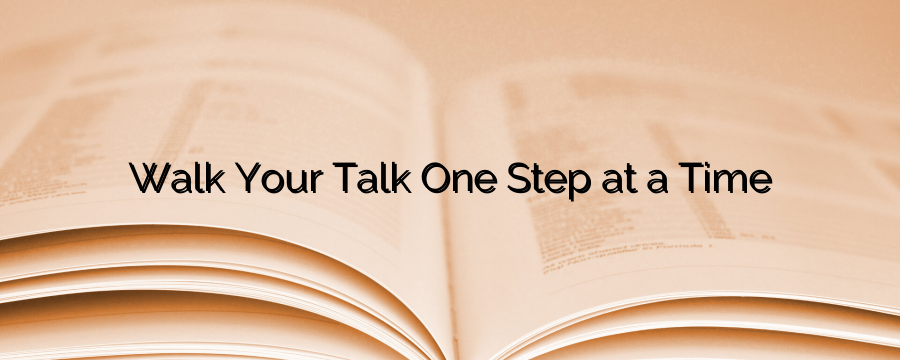 Walk Your Talk… One Step at a Time - News from Manipur - Imphal Times