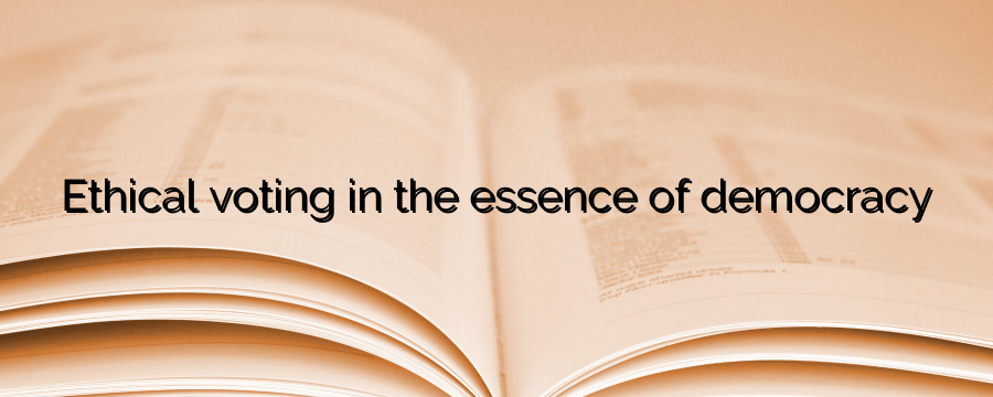 Ethical voting in the essence of democracy - News from Manipur - Imphal Times