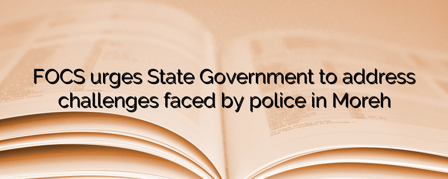 FOCS urges State Government to address challenges faced by police in ...