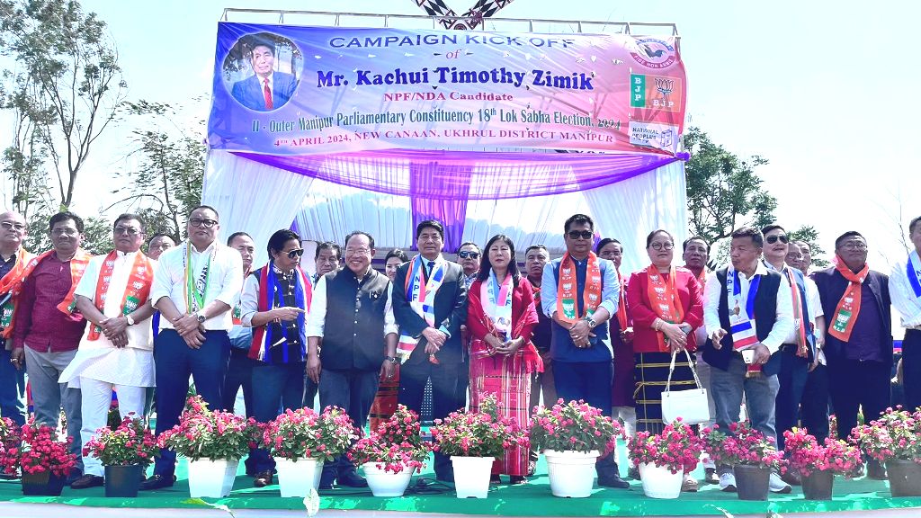 NPF candidates Timothy Zimik’s election campaign held at Ukhrul ...