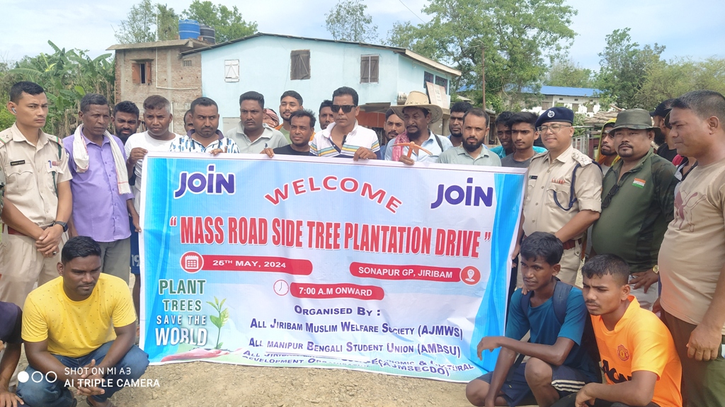 Jiribam Forest Division hosts successful roadside tree planting drive ...