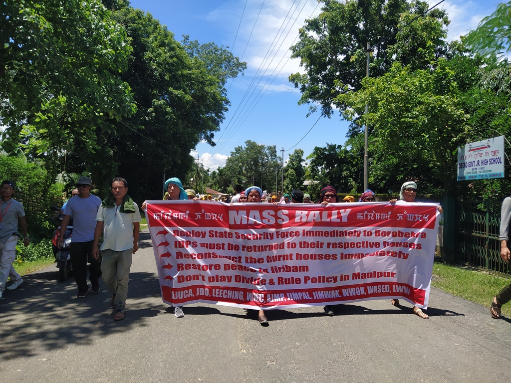 Mass Meira Rally demands restoration of peace in Jiribam - News from ...