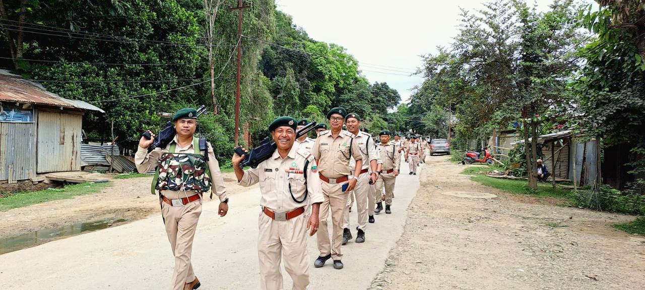 Forest Officials conduct route march at Langol Reserved Forest - News ...