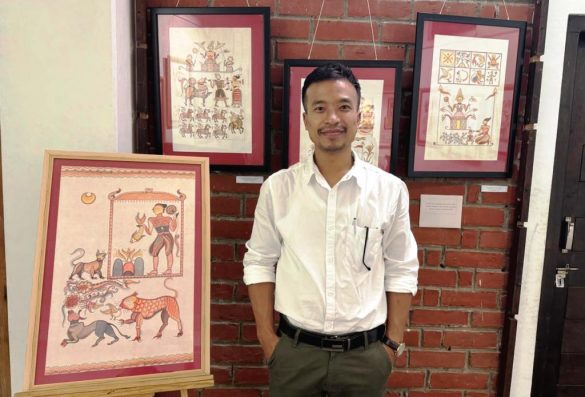 Yumnam Sapha is Patron Saint of Modern Subika Art - News from Manipur - Imphal Times
